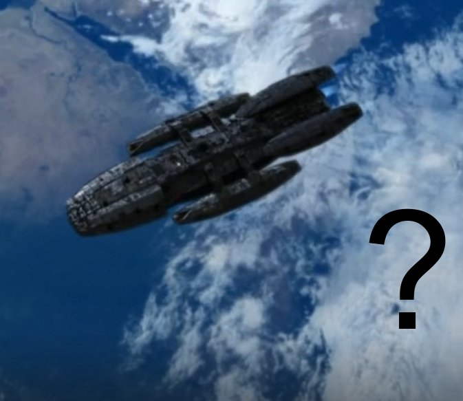 Clouds on screen: Battlestar Galactica